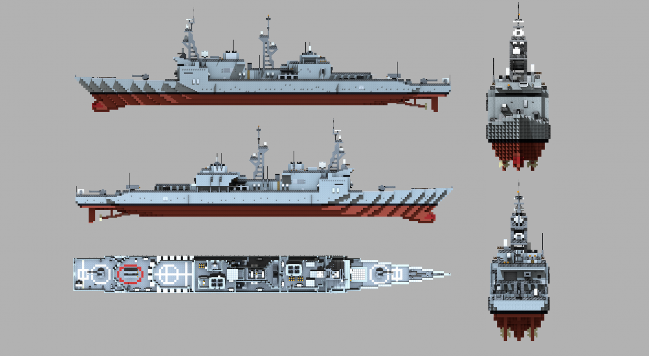 Spruance-class destroyer Minecraft Map