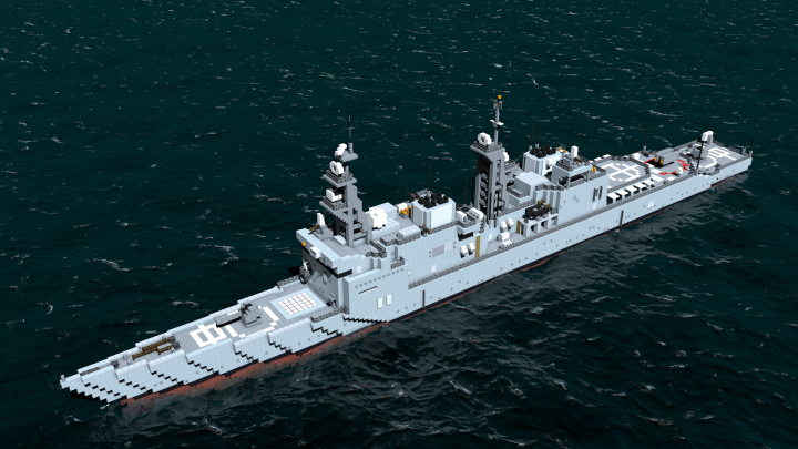 Spruance-class destroyer Minecraft Map
