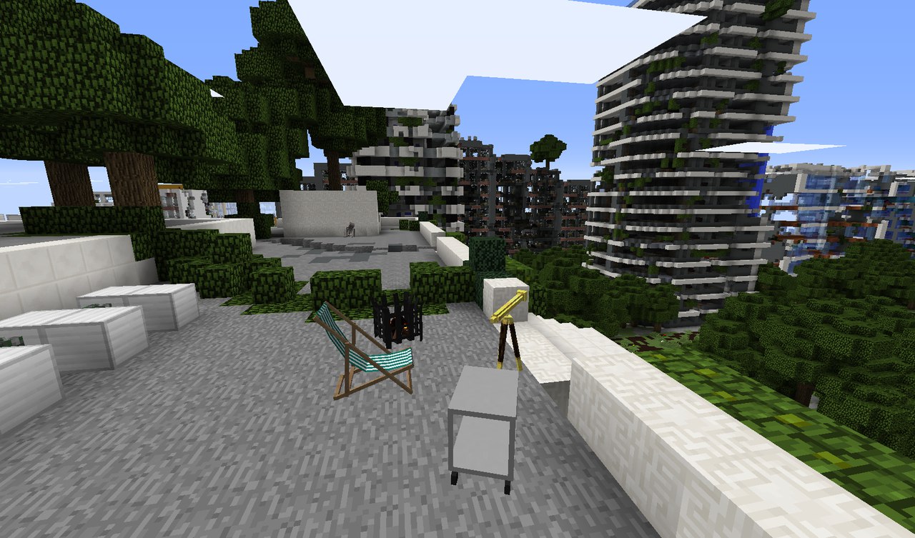 Dead city, zombie apocalypse Minecraft Map