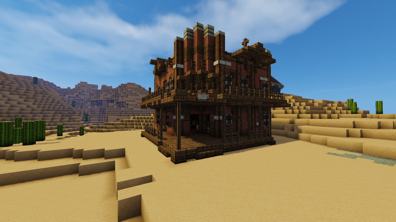Wild West Saloon Minecraft Map
