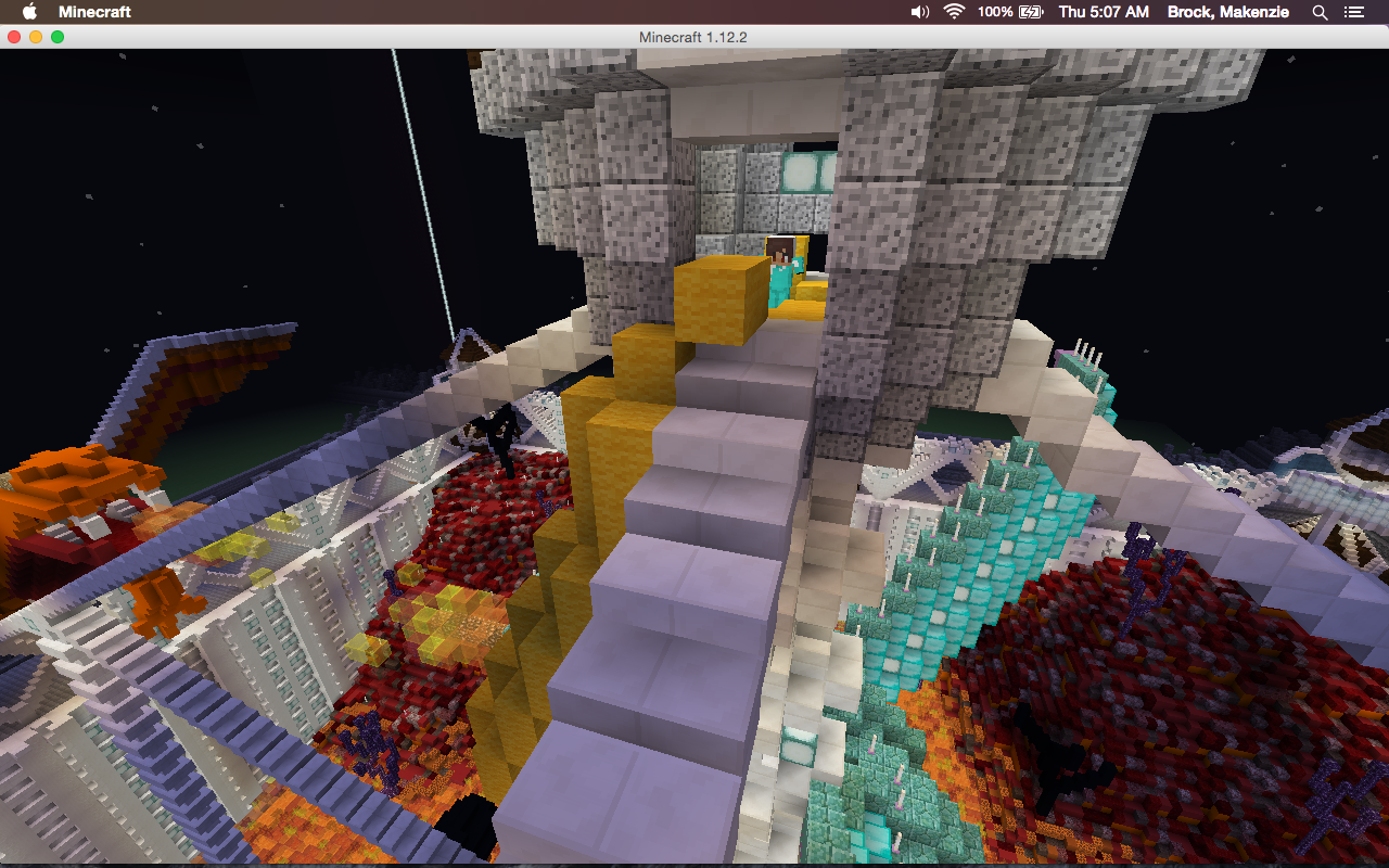 dragon/lizard thingy. Minecraft Map