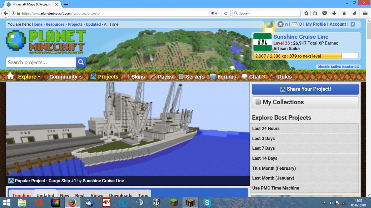 Cargo Ship #1 Minecraft Map