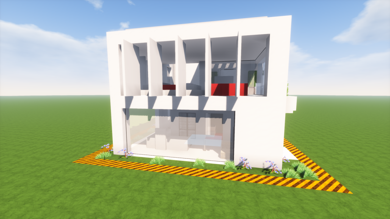 One-Chunk Modern House (w/ Download) Minecraft Map