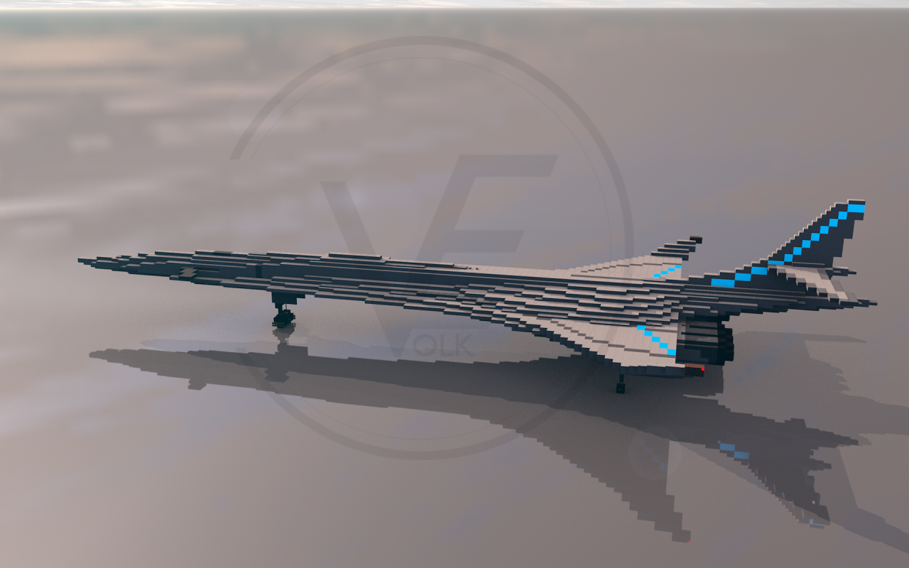 Tupolev Tu-3000 White Haron | Concept Military Plane Minecraft Map