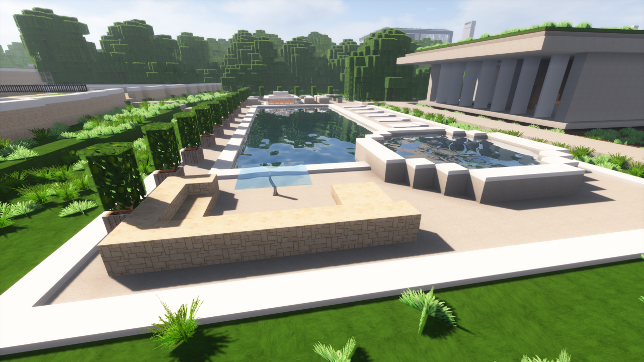 Modern Lake House (Finished! w/ Download) Minecraft Map