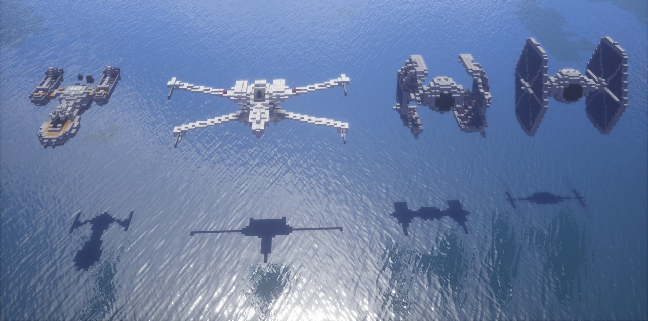 Little Star Wars Ships Minecraft Map