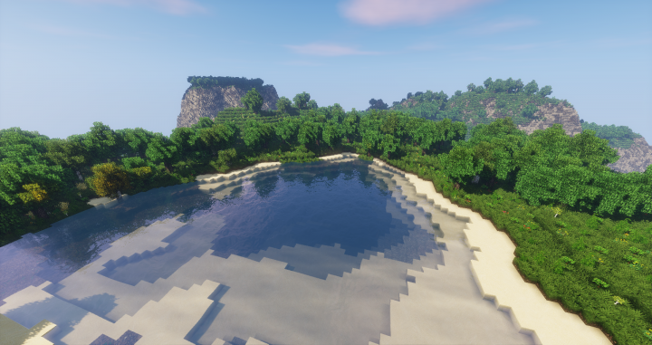 Mountainous Island | Custom Landscape Minecraft Map