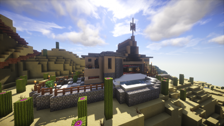 Blended Crete Villa Minecraft Map