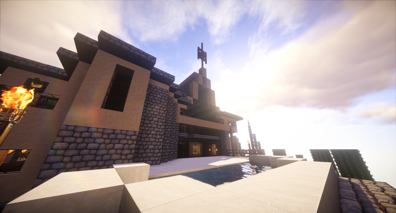 Blended Crete Villa Minecraft Map