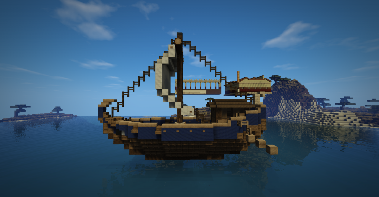 Roman merchant ship Minecraft Map