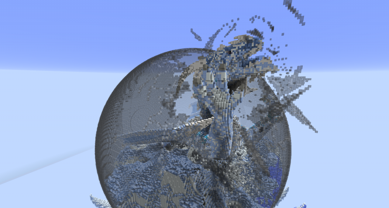 Ice Dragon Minecraft Map