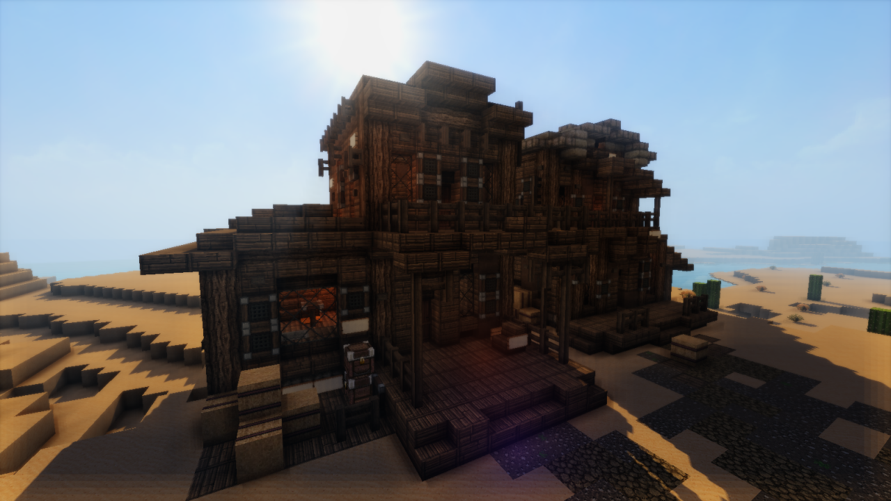Wild Western themed two random houses Minecraft Map