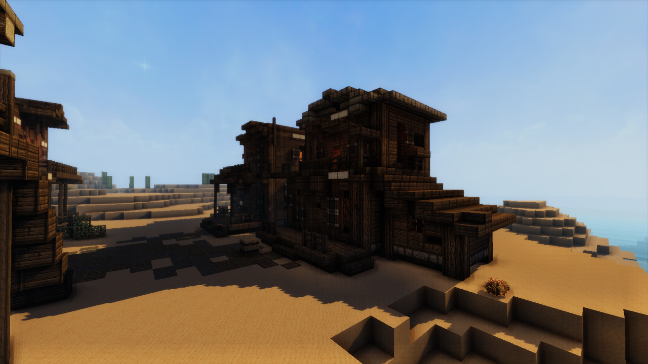 Wild Western themed two random houses Minecraft Map
