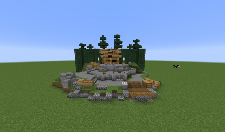 Disneyland Fantasmic Stage! (NO WATER) Minecraft Map