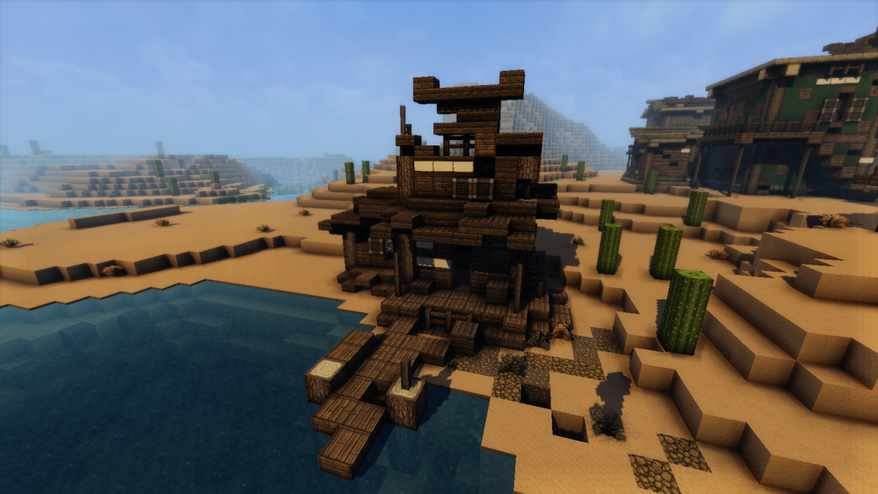 Wild Western Ruined Abandoned Shack Minecraft Map