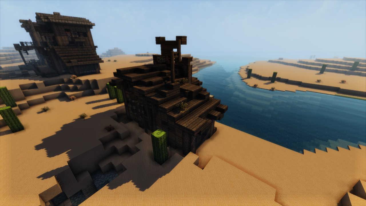 Wild Western Ruined Abandoned Shack Minecraft Map