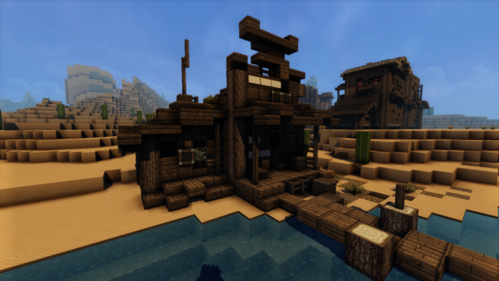 Wild Western Ruined Abandoned Shack Minecraft Map