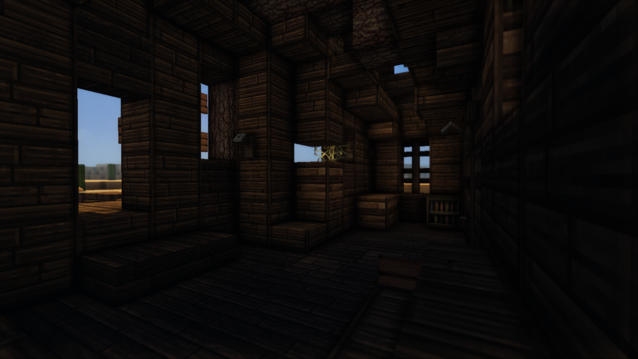 Wild Western Ruined Abandoned Shack Minecraft Map