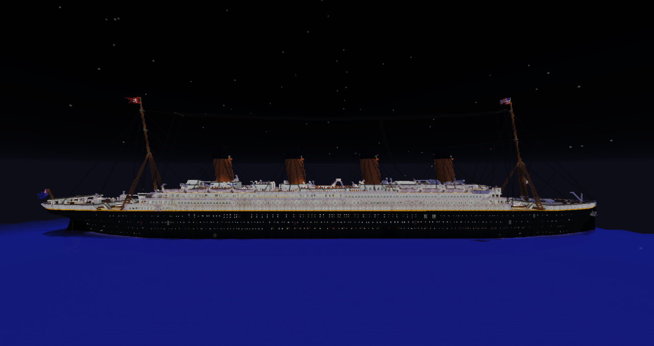 2:1 Scale RMS Titanic 945,000 blocks DOWNLOAD COMING SOON Minecraft Map