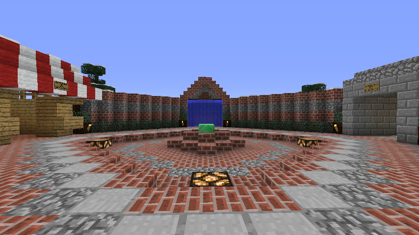 Small Hub/Lobby Village Center | Free Server Use | Minecraft Map