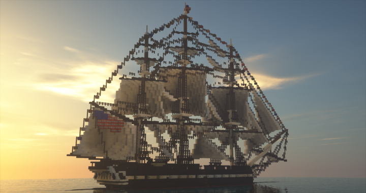 USS Constitution | Shipside Minecraft Map