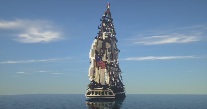 USS Constitution | Shipside Minecraft Map