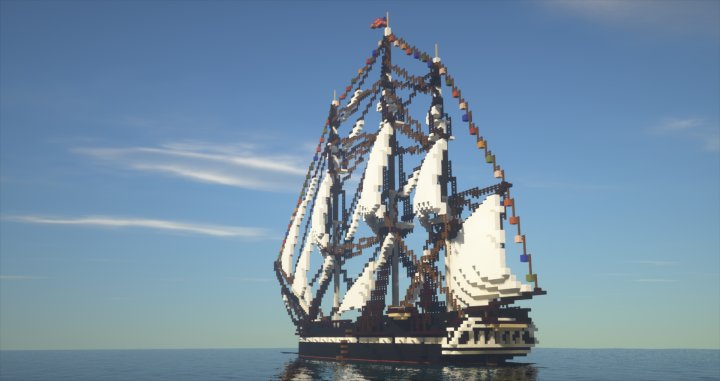 USS Constitution | Shipside Minecraft Map