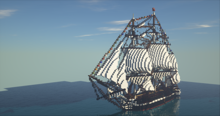 USS Constitution | Shipside Minecraft Map