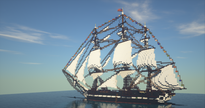 USS Constitution | Shipside Minecraft Map