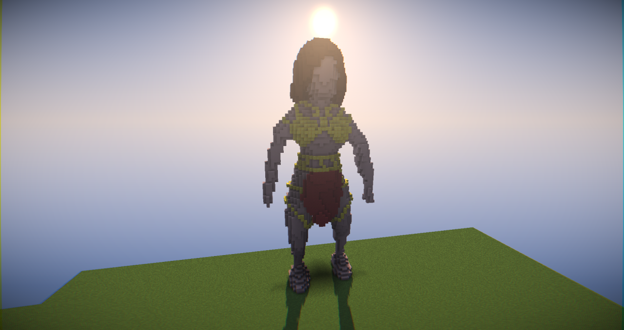 Organic Girl Warrior Minecraft Map