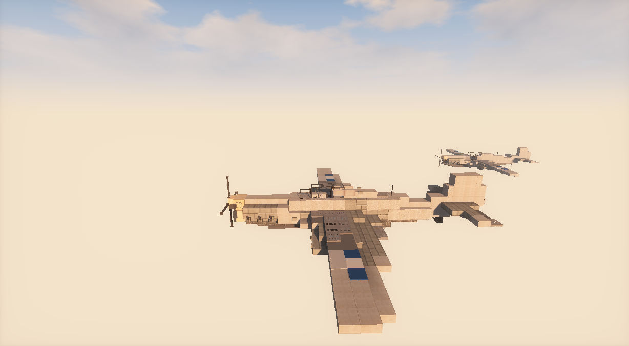 Mustang p-51 Minecraft Map