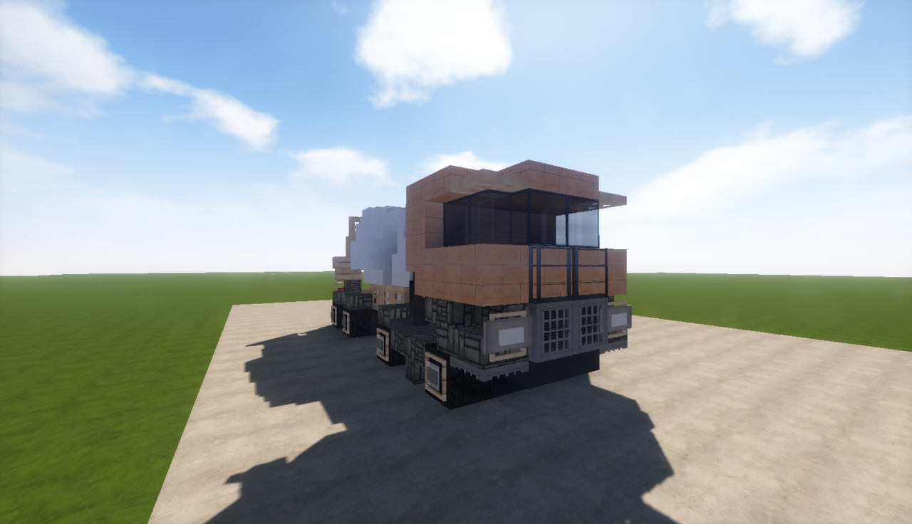 Cement mixer truck Minecraft Map