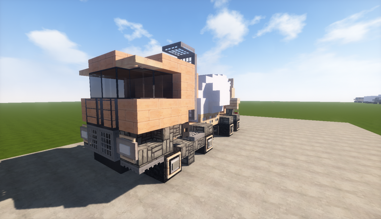 Cement mixer truck Minecraft Map