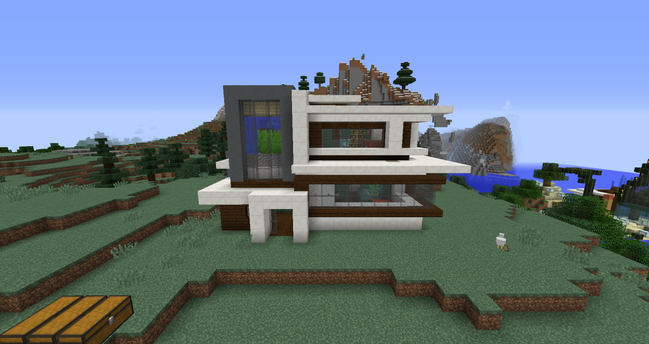Aquarium Modern House Minecraft Map
