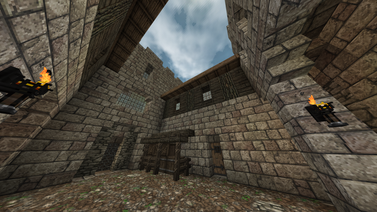 Small Medieval Garrison/Barracks (Realistic) Minecraft Map