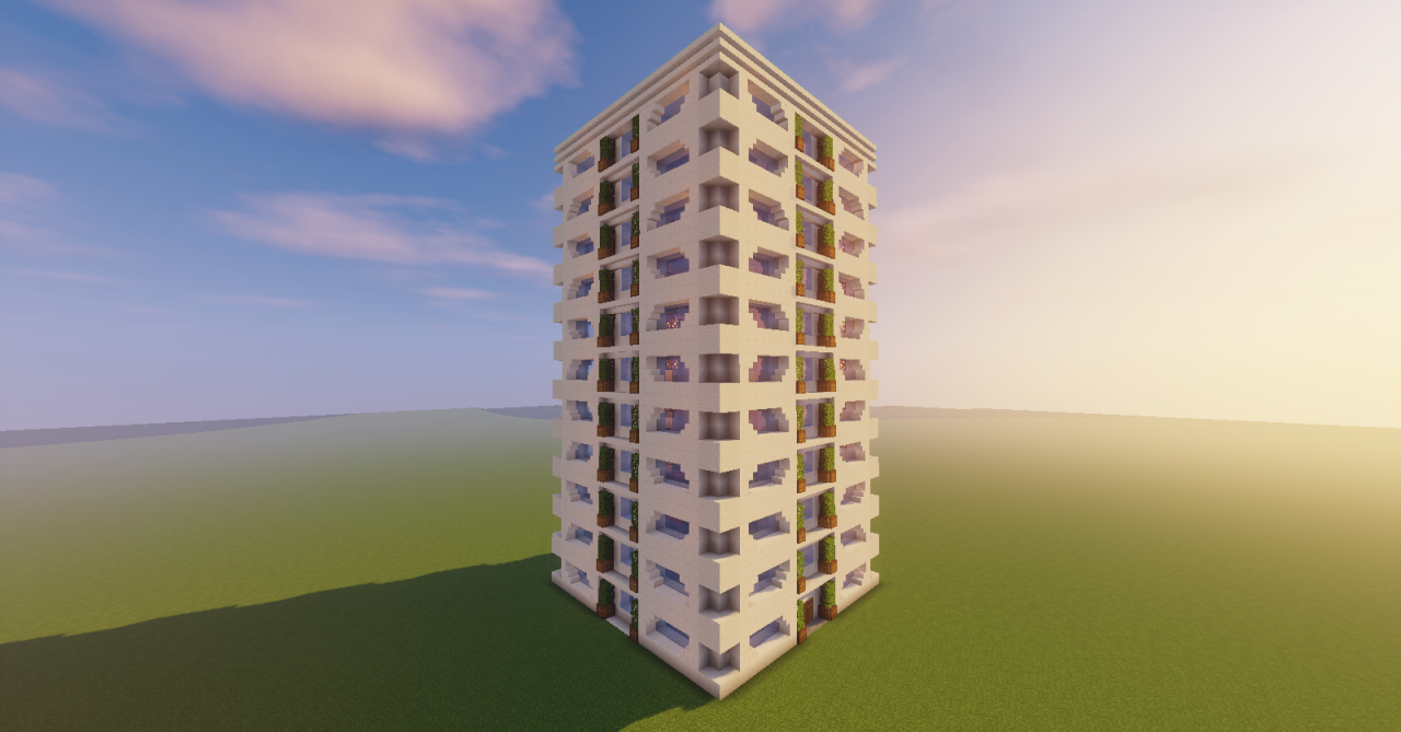 Quartz Apartment Complex Minecraft Map
