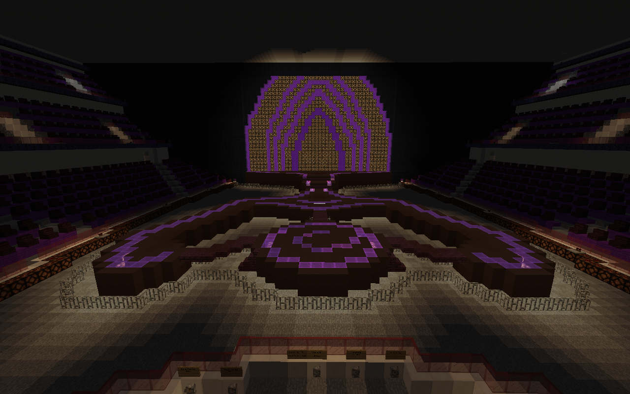 Boyo Arena (Concert Stadium Redstone Working) Minecraft Map