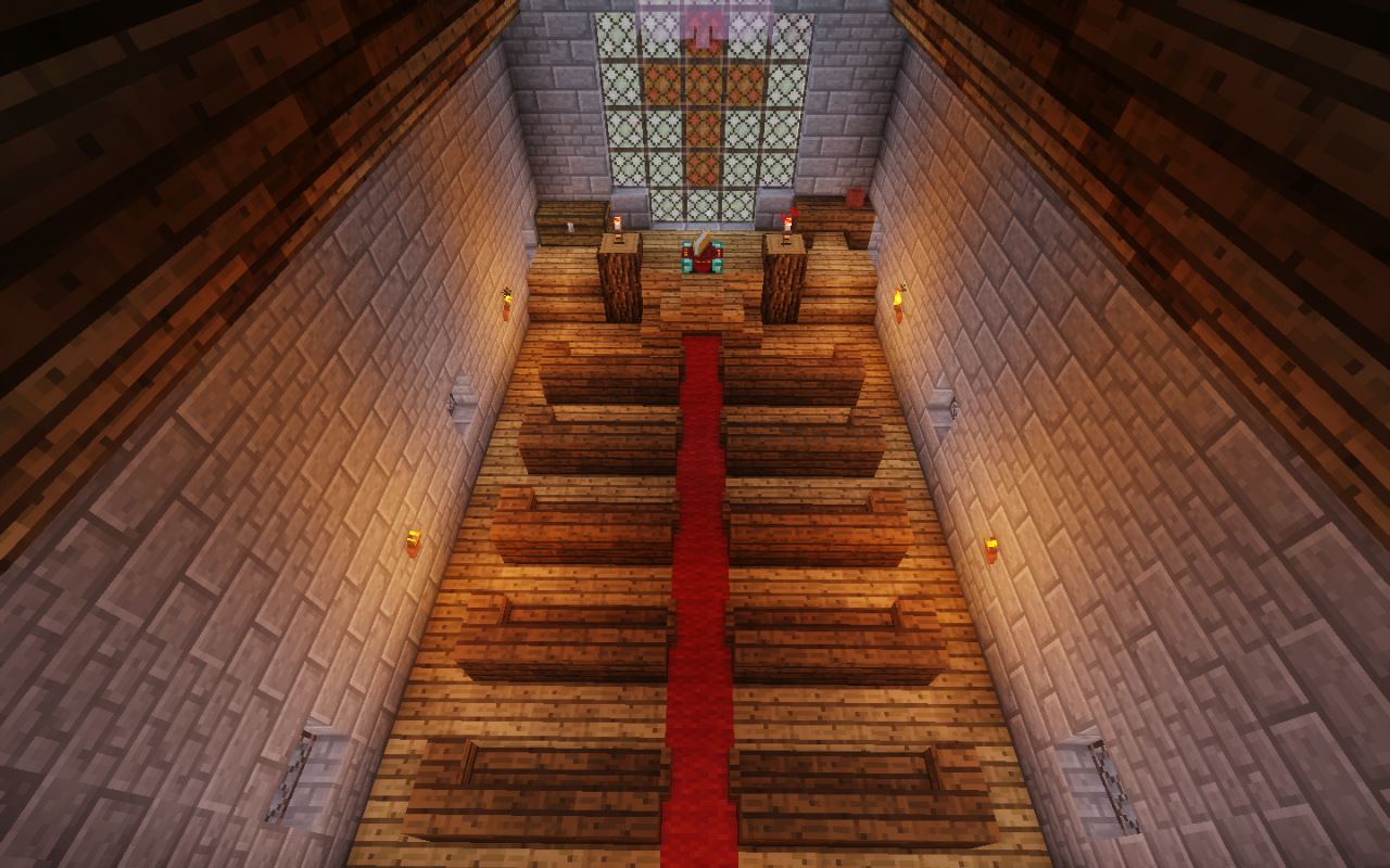Medieval Church (At Dusk) Minecraft Map