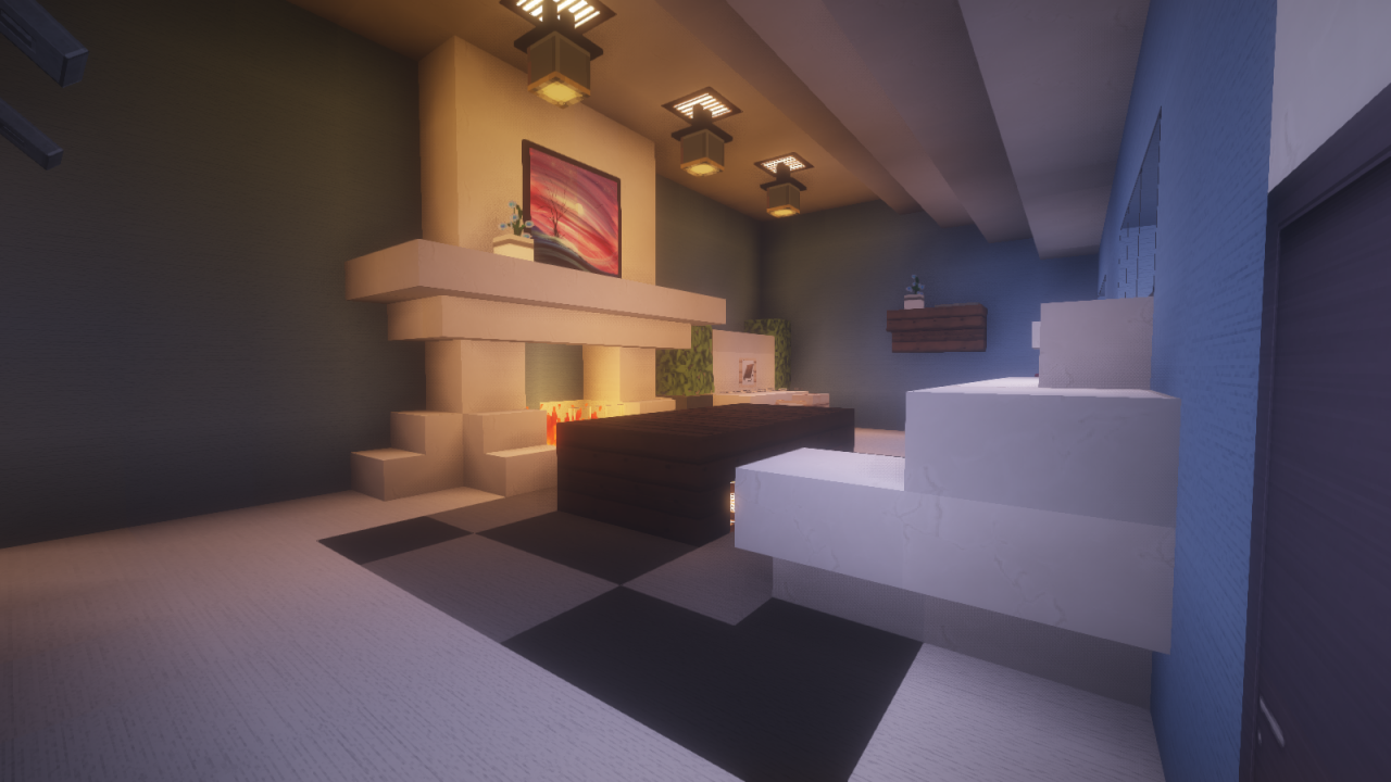 1950s Ranch Style Home Minecraft Map