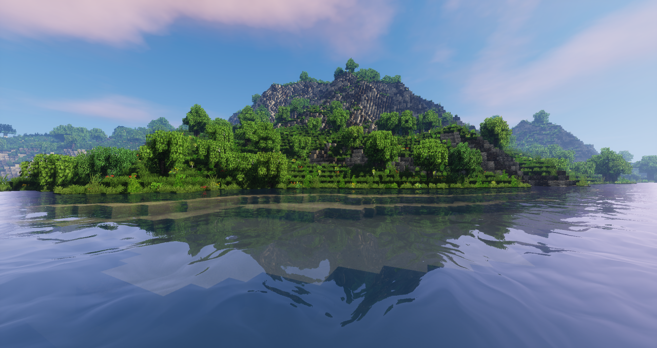 Mountainous Island | Custom Landscape Minecraft Map