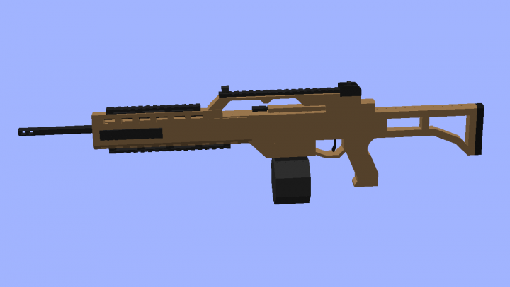 Realistic 3D Guns Pack - LMGs! Minecraft Texture Pack