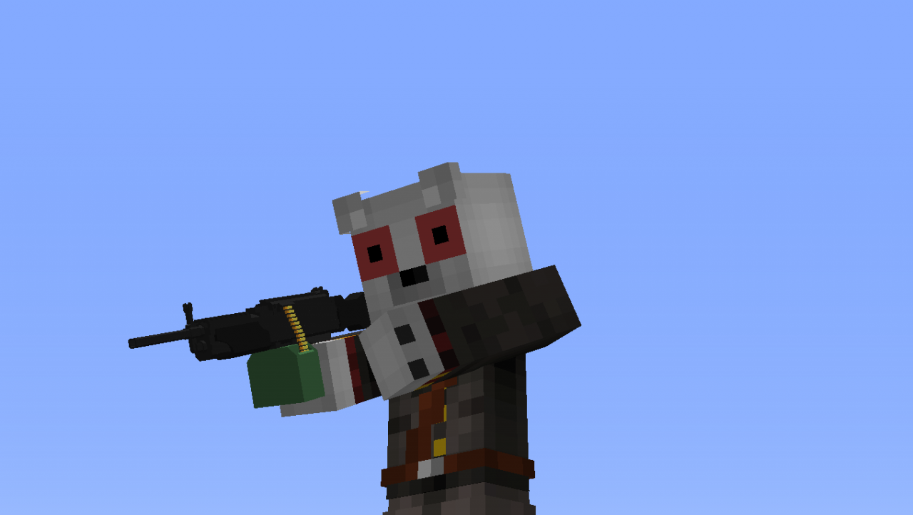 Realistic 3D Guns Pack - LMGs! Minecraft Texture Pack