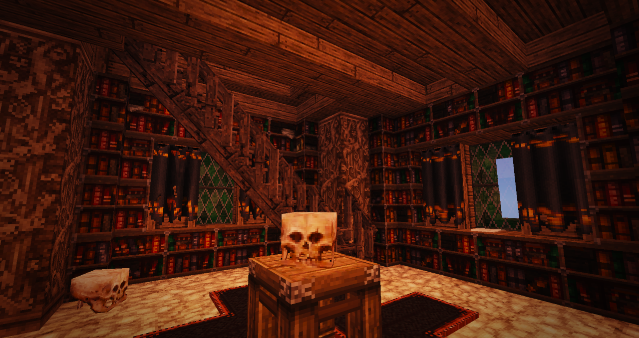 Minecraft Wizard Tower Interior