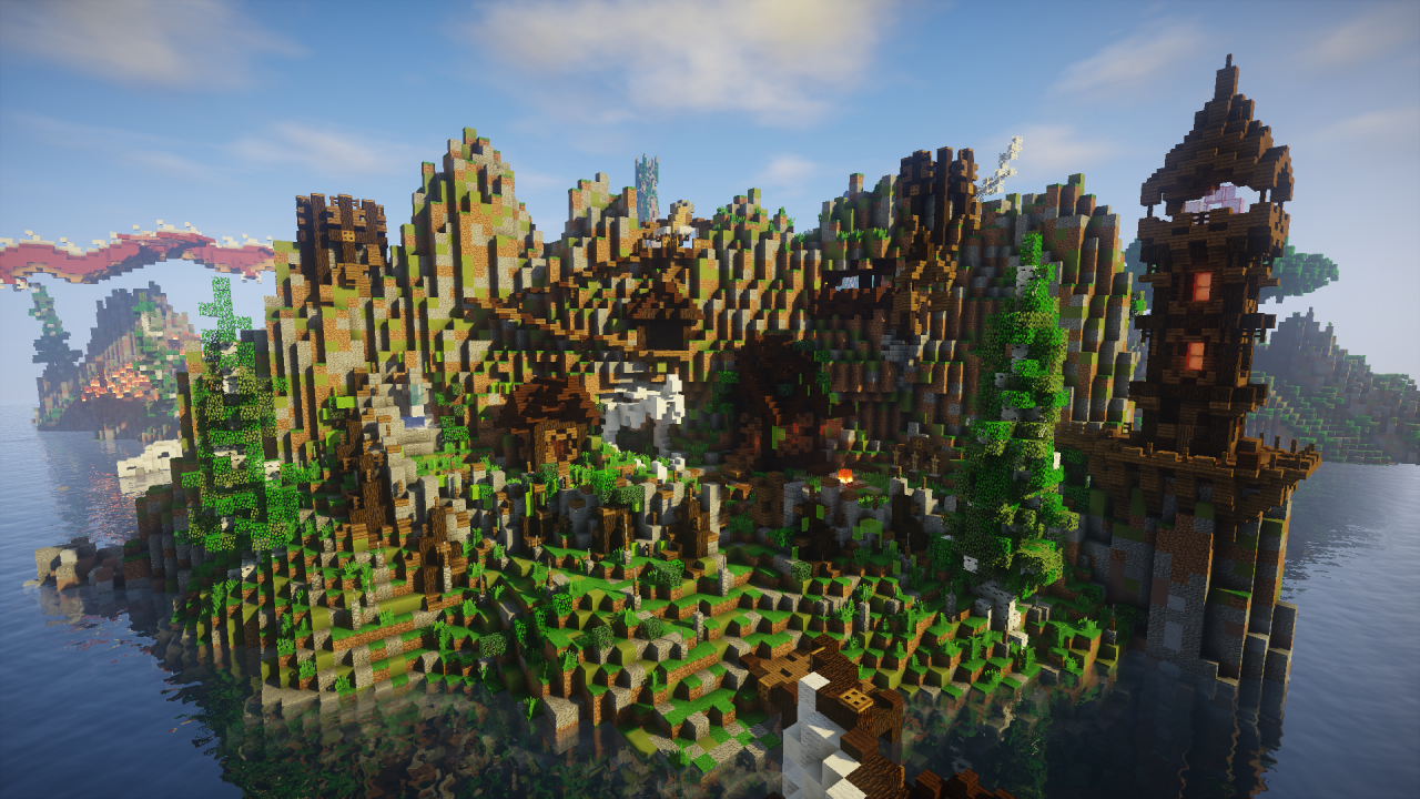 Archipelago of Dragons + TimeLapse Minecraft Map