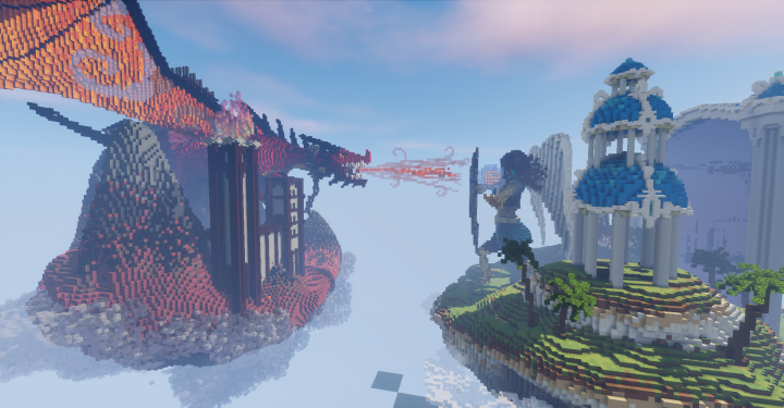 Defending the Gateway - Heaven VS Hell Minecraft Map