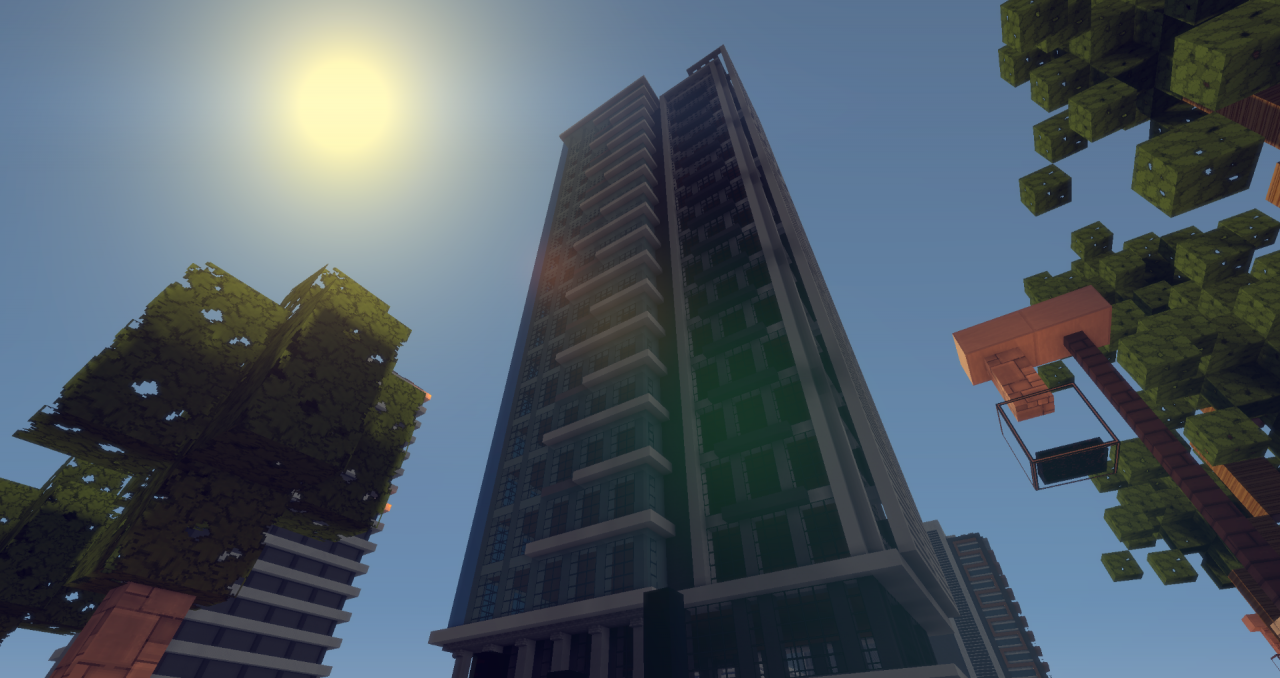 Modern office tower | Minetech Tower Minecraft Map