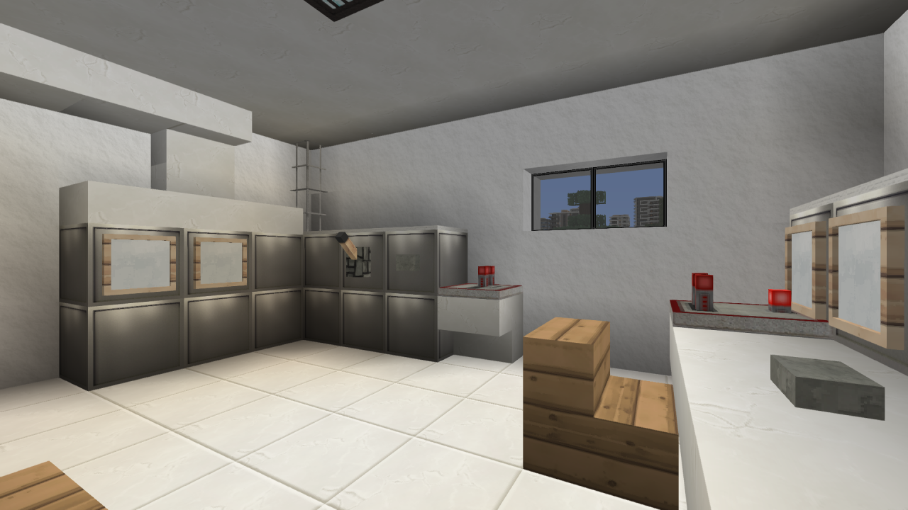 Minecraft Solar Power Plant and Wind Turbines Minecraft Map