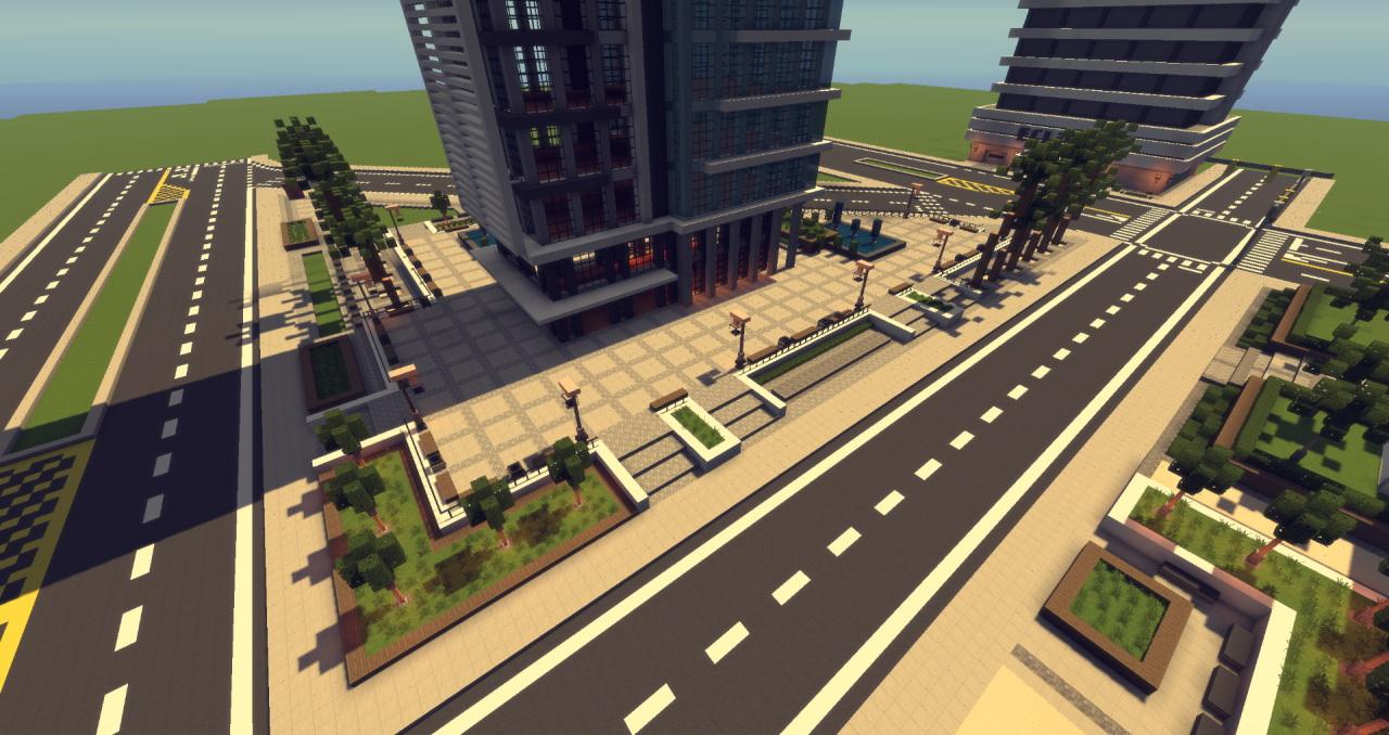 Modern office tower | Minetech Tower Minecraft Map