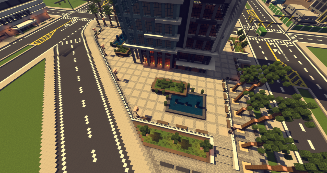 Modern office tower | Minetech Tower Minecraft Map