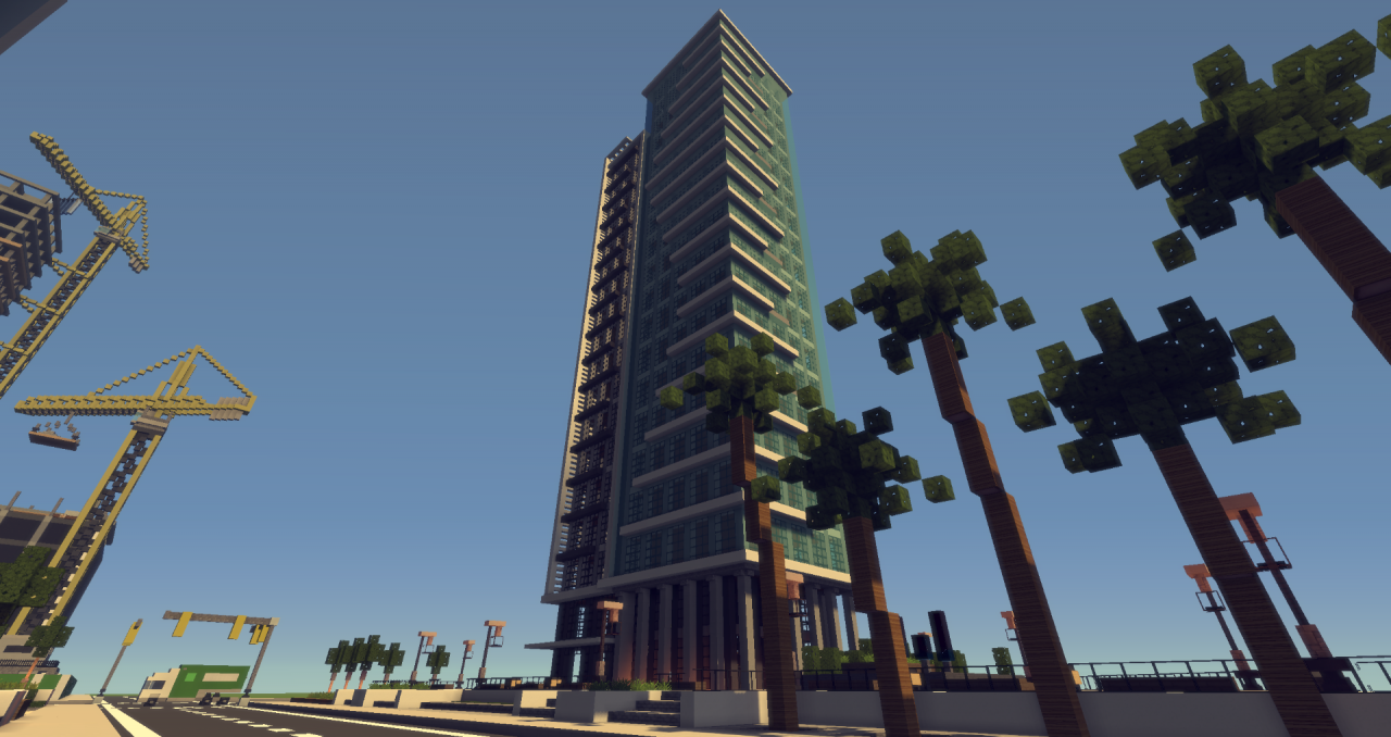 Modern office tower | Minetech Tower Minecraft Map